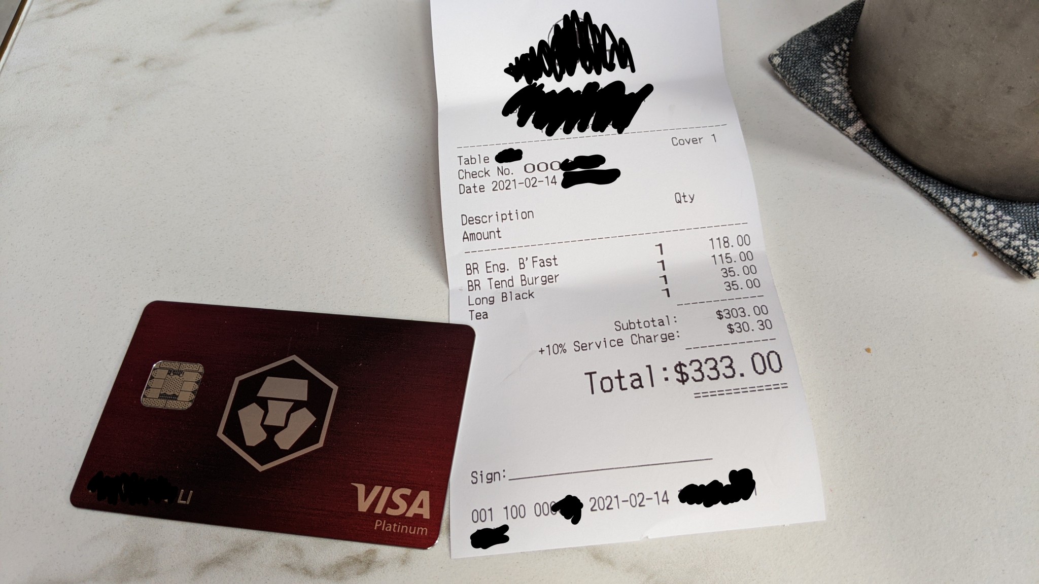 【CRO Visa Debit Card】用加密貨幣卡付款有手續費嗎? - i am Roger Li